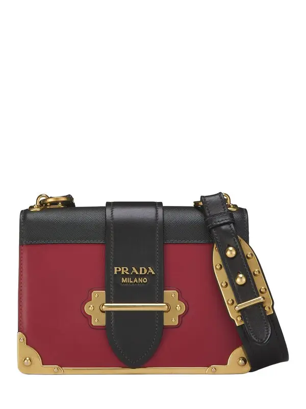 Prada Cahier Crossbody Bag - Red