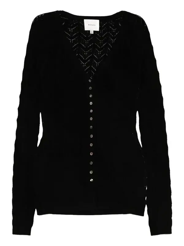 REFORMATION Sutton Cardigan - Black