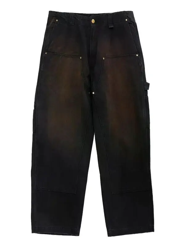 WILLY CHAVARRIA Faded Trousers - Black