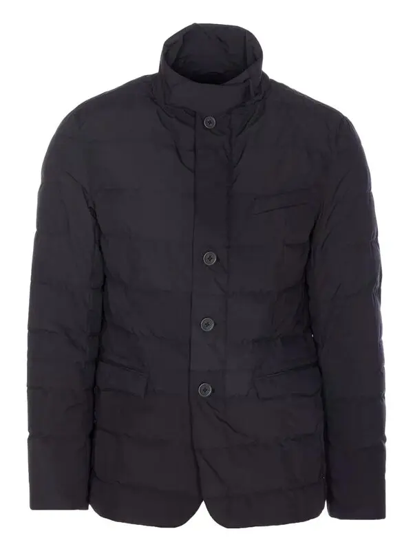 Herno Long-sleeved Puffer Jacket - Blue