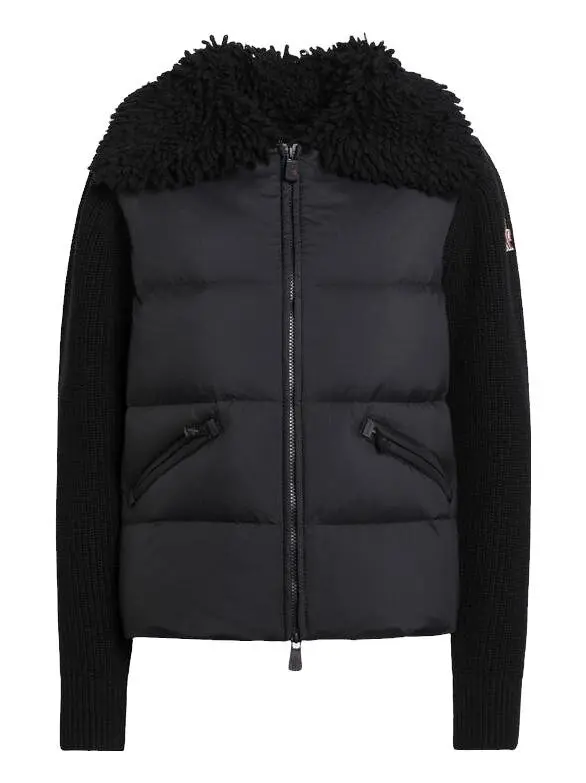 Moncler Padded Cardigan - Black