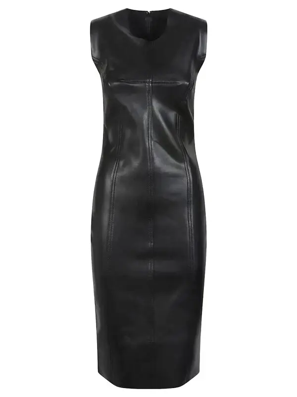 Norma Kamali Grace Panelled Dress - Black