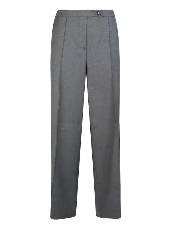 Pinko Wool-blend Trousers - Grey