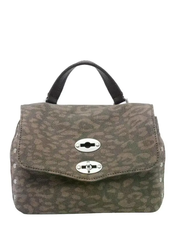 ZANELLATO Mini Postina Animal-print Tote Bag - Brown