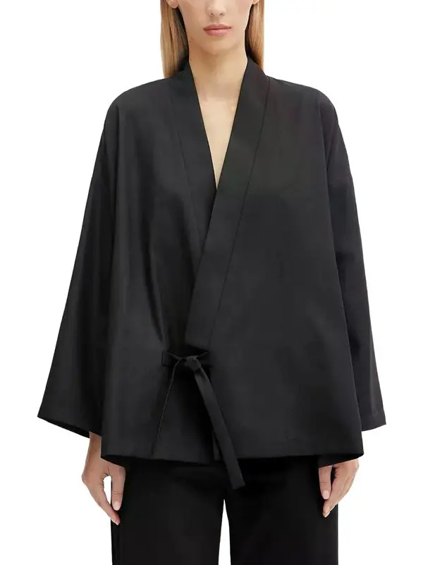Kenzo Tie-waist Jacket - Black