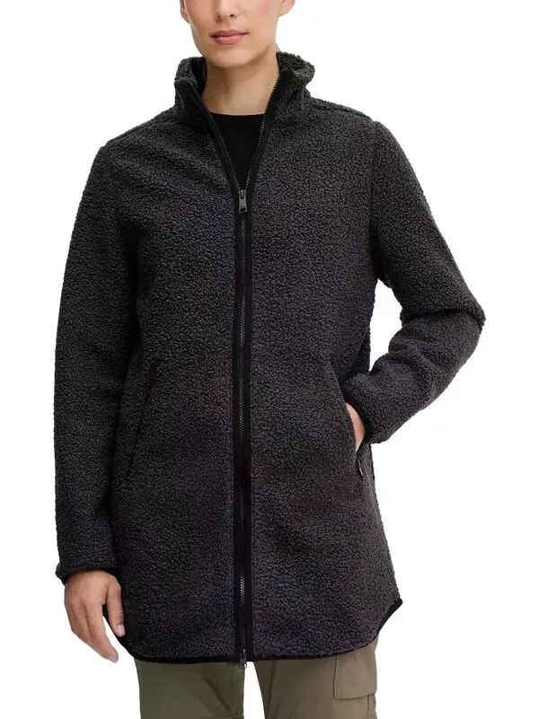 JACK WOLFSKIN High Curl Zip-front Coat - Grey