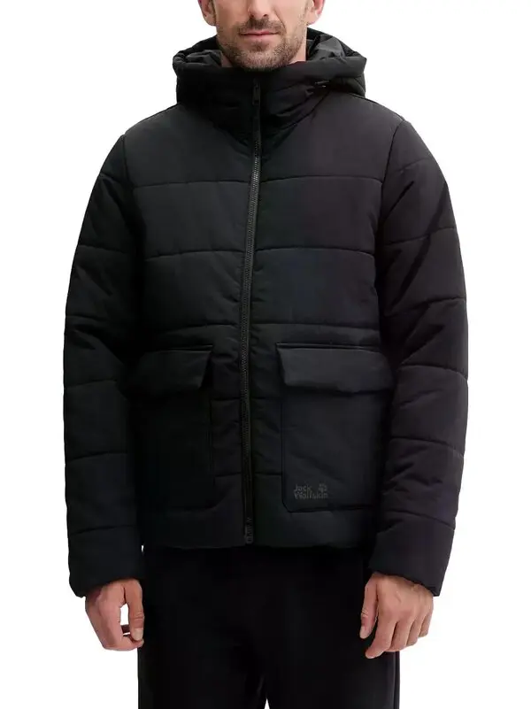 JACK WOLFSKIN Northern Lite Hooded Jacket - Black