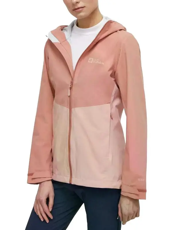 JACK WOLFSKIN Weiltal Hooded Performance Jacket - Pink