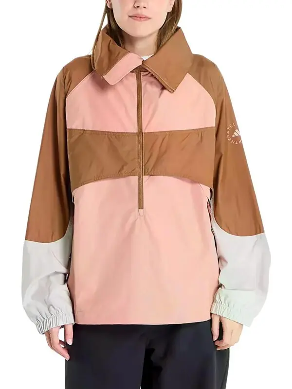 Adidas By Stella McCartney Half-zip Long-sleeve Jacket - Pink