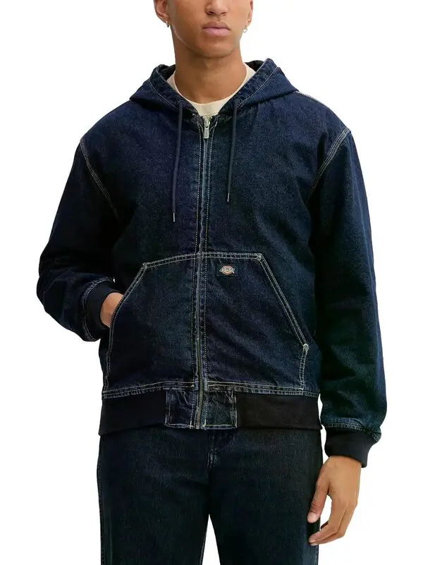 Dickies Hooded Denim Jacket - Blue