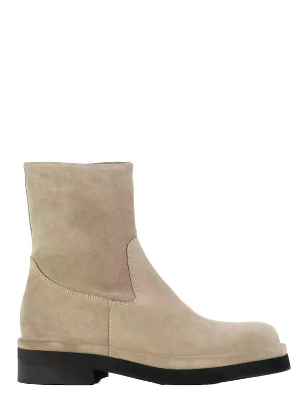DEL CARLO Zip-fastening Suede Boots - Neutrals