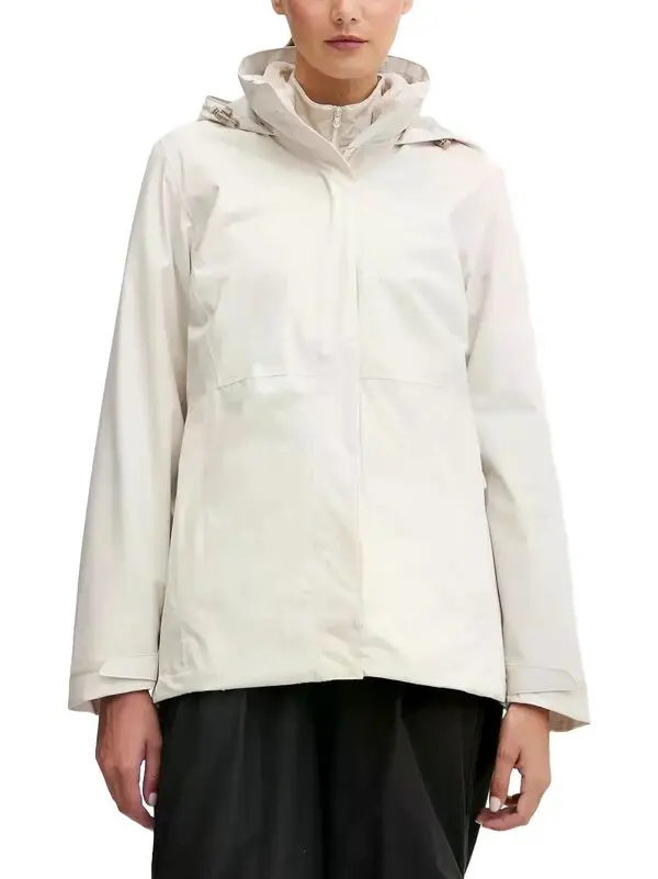 JACK WOLFSKIN Rotwand Hooded Performance Jacket - Neutrals