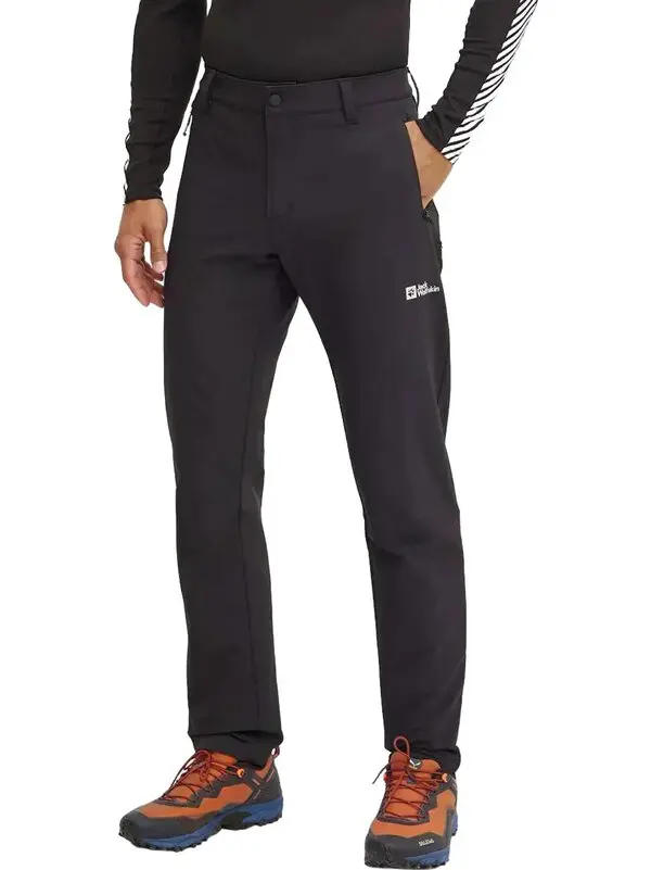 JACK WOLFSKIN Activate Thermic Logo Performance Trousers - Black