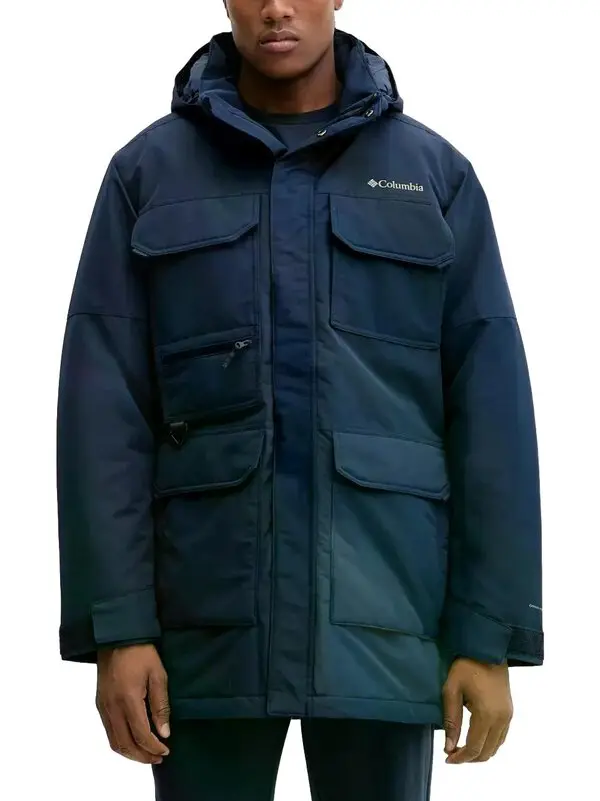 Columbia Pocketed Hooded Jacket - Blue