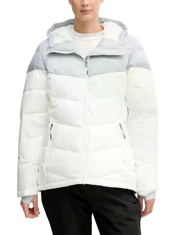 Columbia Hooded Zipped Ski Jacket - White