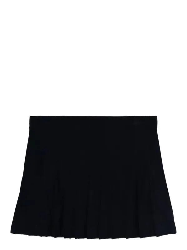REFORMATION Mina Pleated Skirt - Blue
