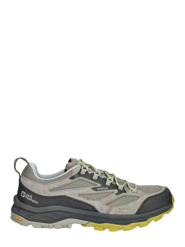 JACK WOLFSKIN Cyrox Texapore Low Panelled Performance Sneakers - Grey