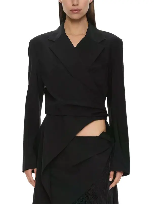 Christopher Esber Unravel Macramé Blazer - Black