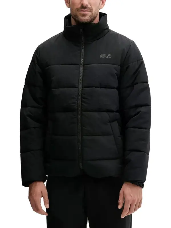 JACK WOLFSKIN Zip-fastening Padded Jacket - Black