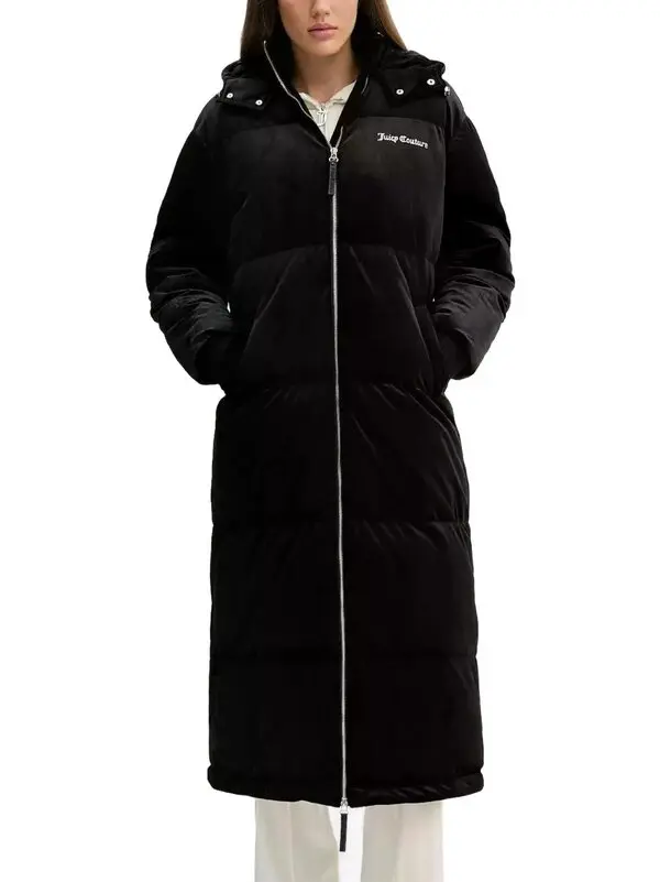 Juicy Couture Hooded Embellished Jacket - Black