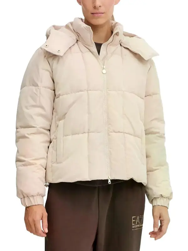EA7 Quilted Jacket - Neutrals