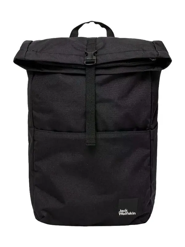 JACK WOLFSKIN Island Buckle Roll-top Backpack - Black