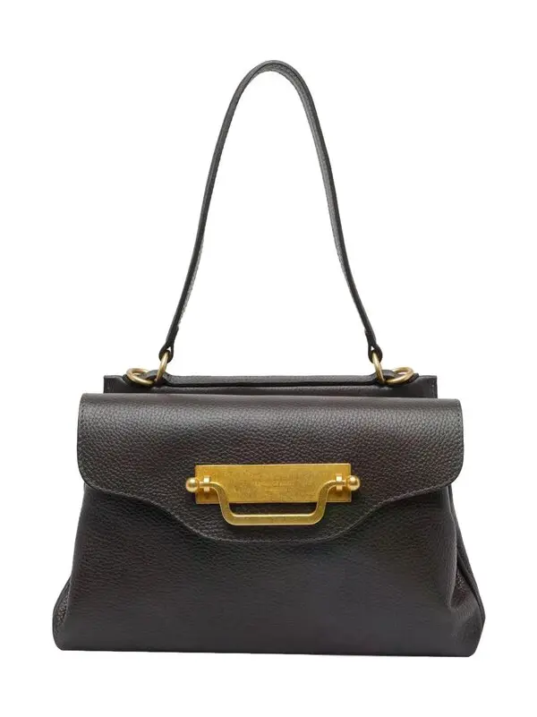 MY BEST BAG FIRENZE Magnetic-closure Leather Shoulder Bag - Brown