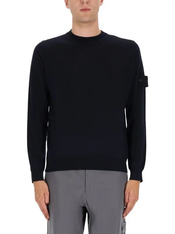 Stone Island Wool Sweater - Blue