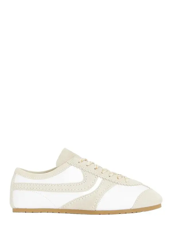 Dries Van Noten Suede Sneaker - White