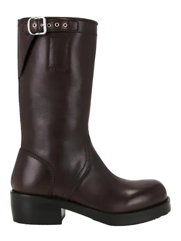 Dries Van Noten Moto Boot - Dark Brown