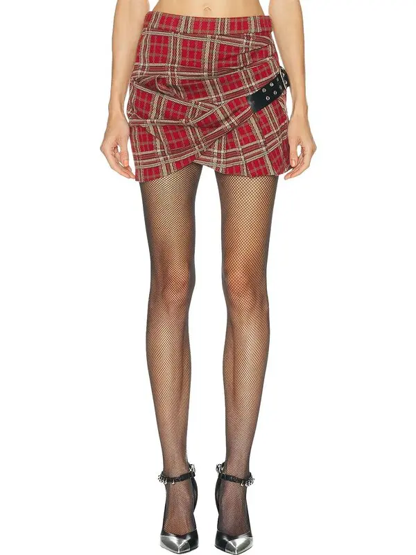 Isabel Marant Gisen Mini Skirt - Red