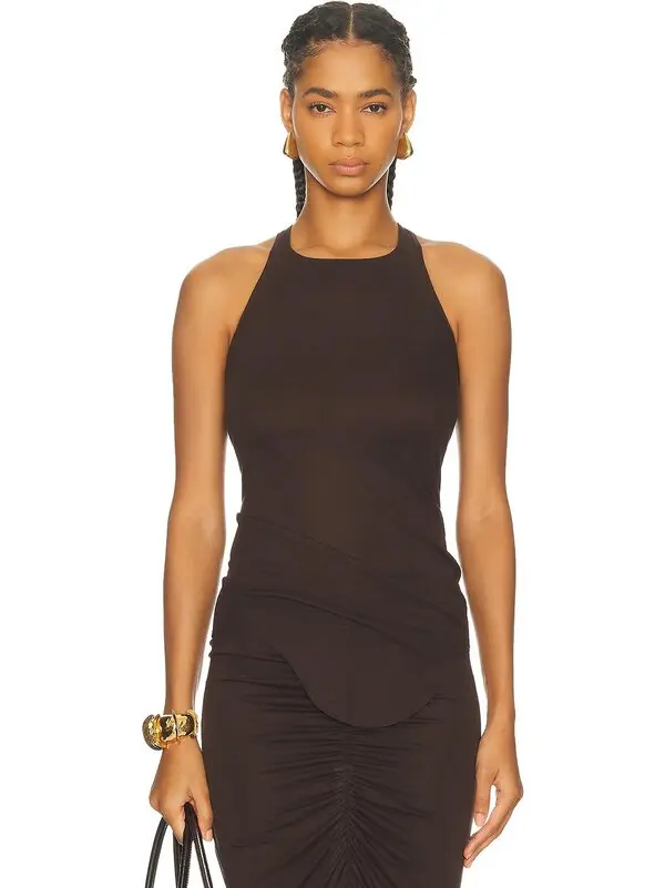 Rick Owens Basic Tank Top - Raisin