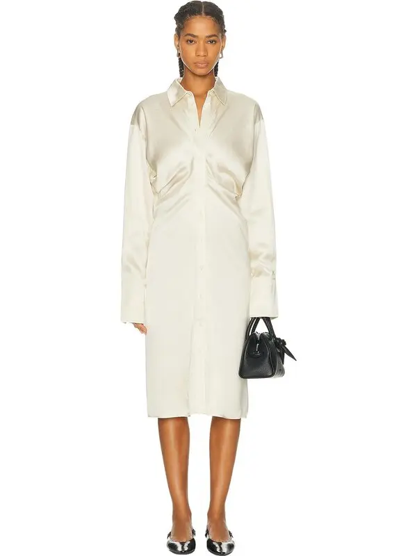 TOTÊME Slouch Shirtdress - Snow