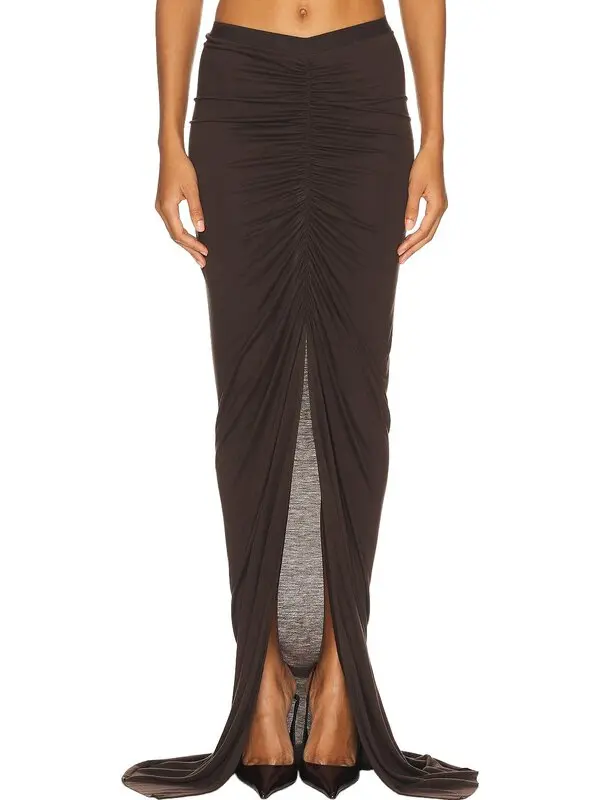 Rick Owens Poppy Skirt - Raisin
