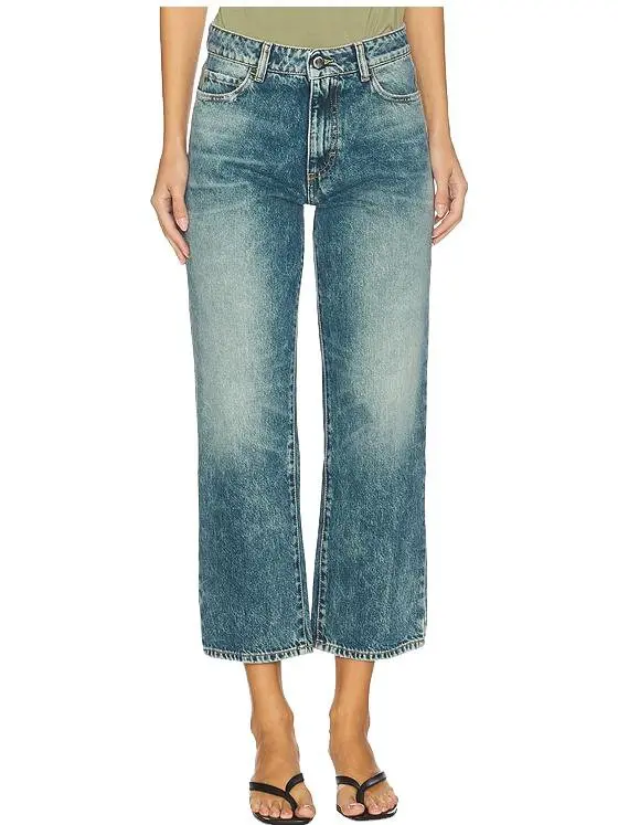 ICON DENIM LA Jill Straight Jeans - Aged Stone