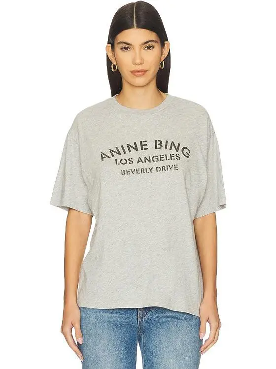 ANINE BING Cohen La Tee - Washed Heather Grey