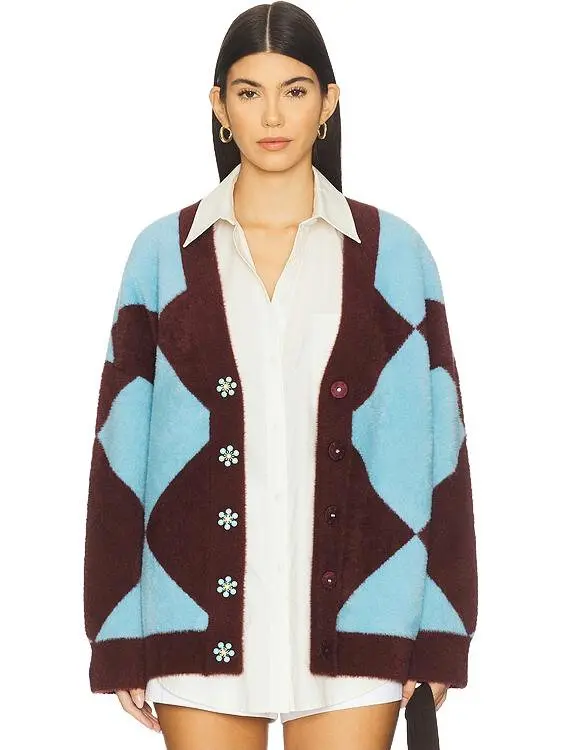 Essentiel Antwerp Iwho Oversized Cardigan - Margot Mauve