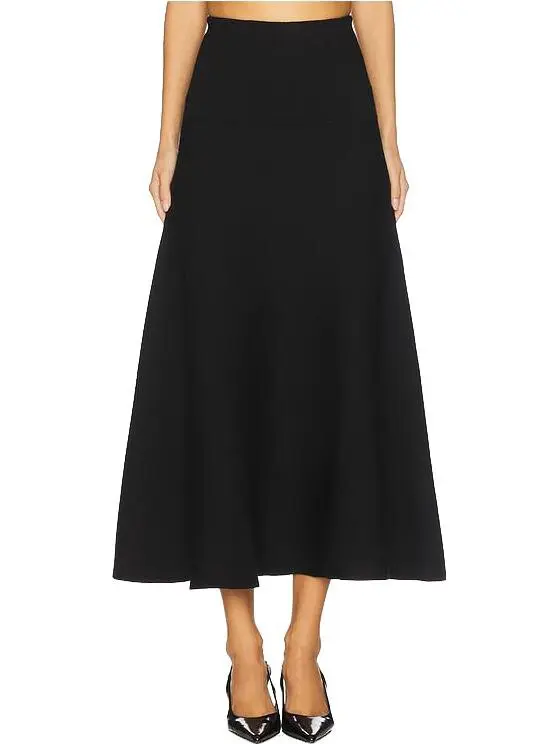 KARINA GRIMALDI Krystina Long Skirt - Black