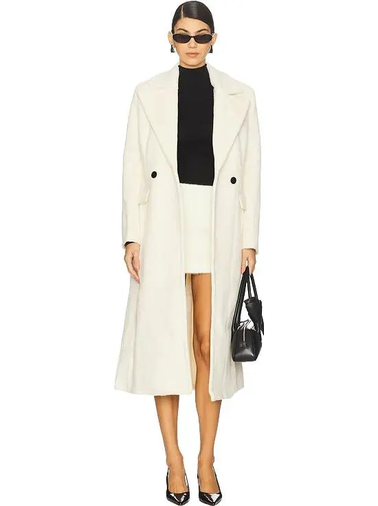 MADISON THE LABEL Oliver Coat - Milk