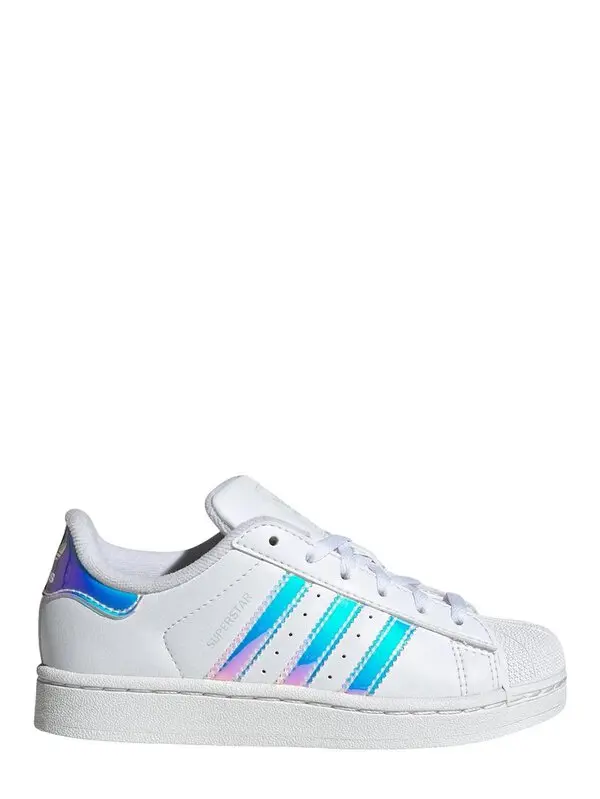 Adidas Superstar Ii Iridescent Stripes Sneakers - Cloud White/halo Blue