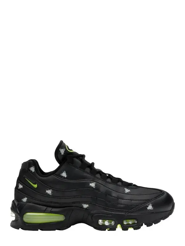 Nike Air Max 95 Premium Sneakers - Black/neon Yellow