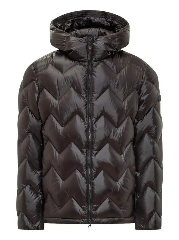 Peuterey Down Jacket With Hood - Black
