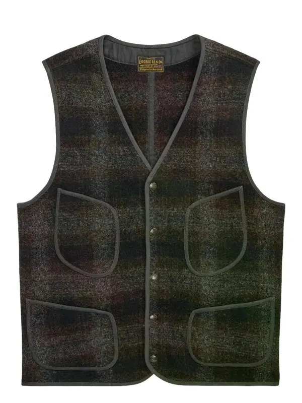 Ralph Lauren Checked Utility Vest - Brown