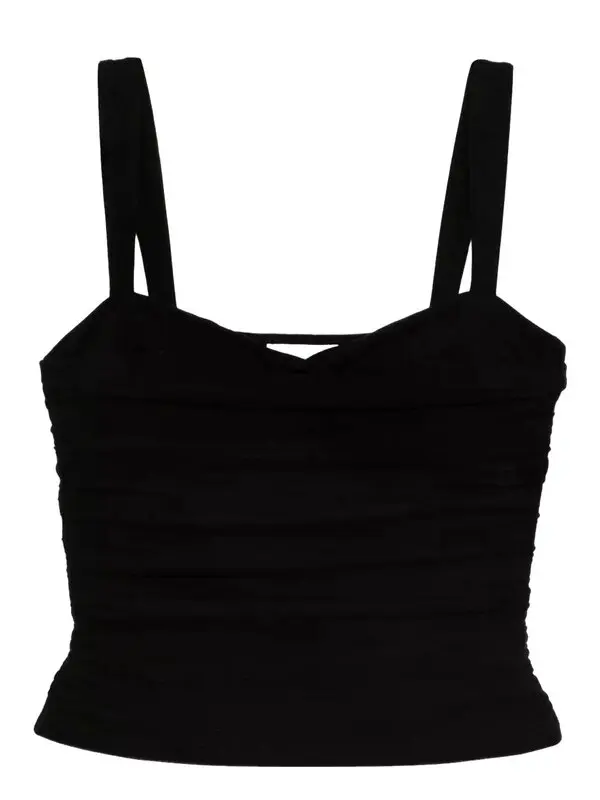 REFORMATION Trish Top - Black