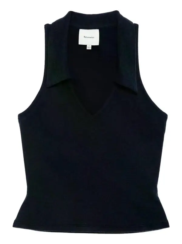 REFORMATION Austine Top - Blue