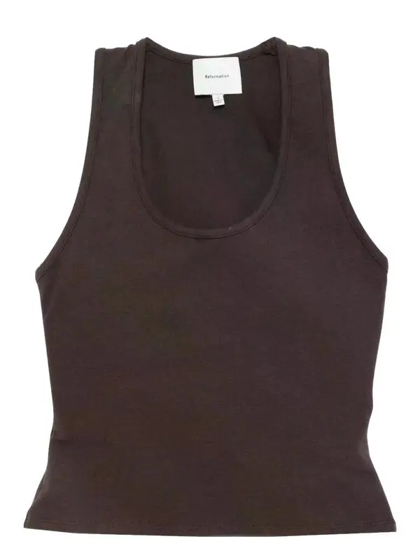 REFORMATION Archie Tank - Brown