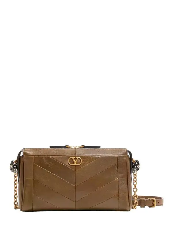 Valentino Garavani Panthea Cross Body Bag - Brown