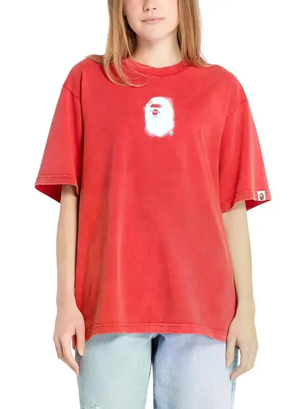 A BATHING APE Ape Head-print T-shirt - Red
