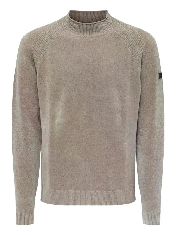 RRD Ribbed High-neck Sweater - Neutrals