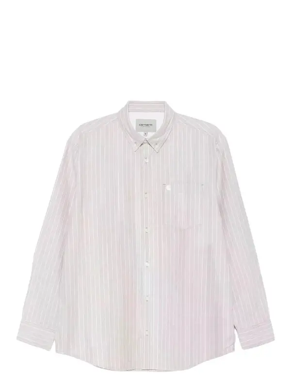 Carhartt Work In Progress Striped Pocket Shirt - Neutrals